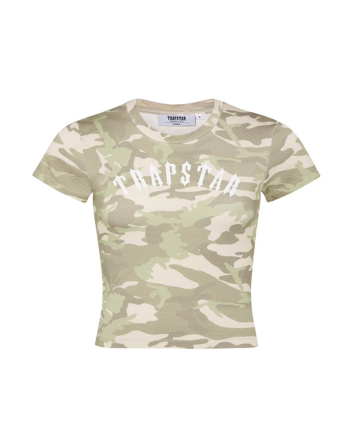 Trapstar Womens Irongate Baby Tee - Desert Camo – Trapstar London