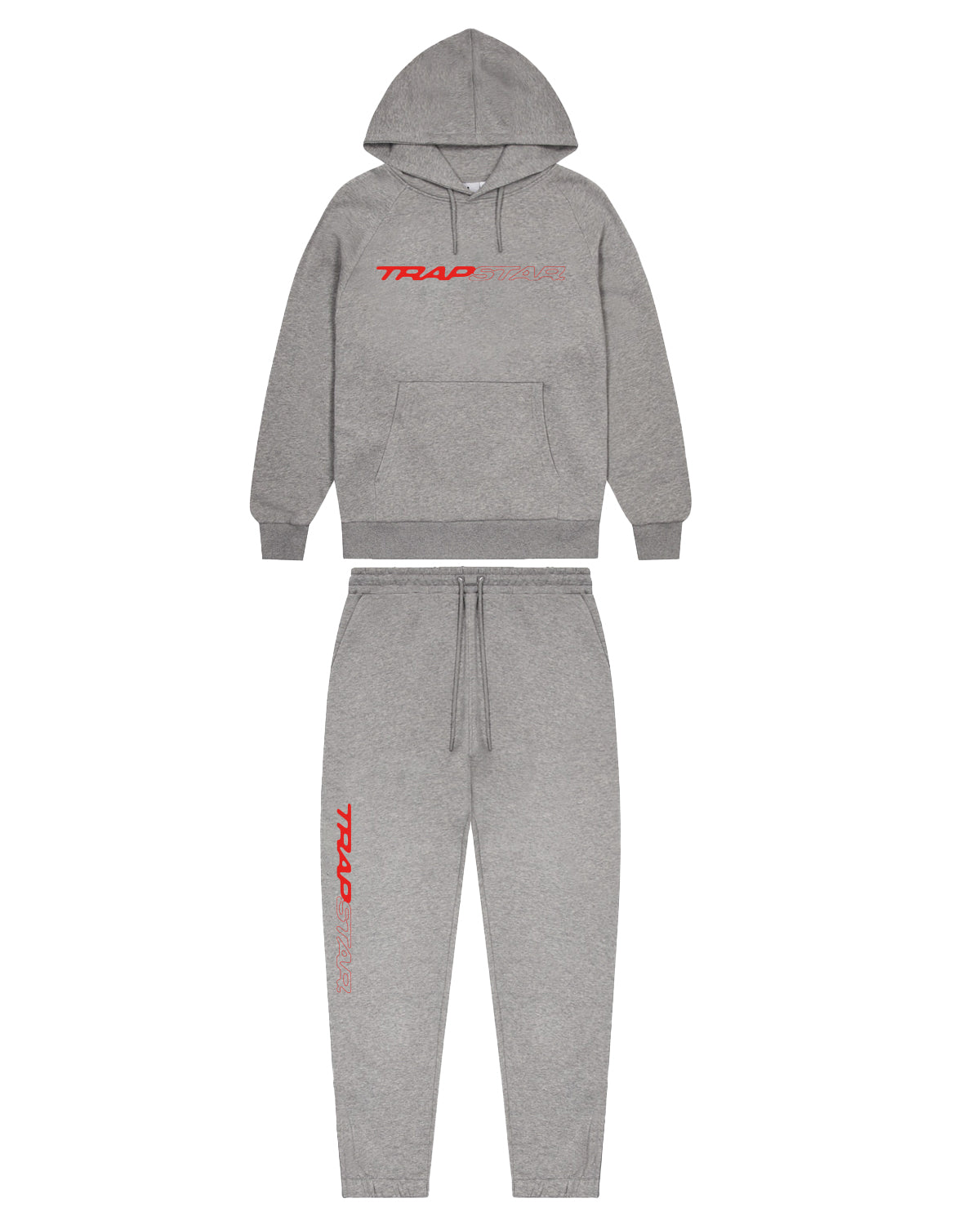 Trapstar Full Speed Tracksuit - Grey/Red – Trapstar London