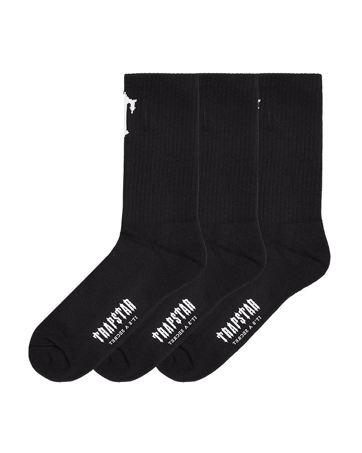 Trapstar 3 Pack Irongate T Socks - Black – Trapstar London