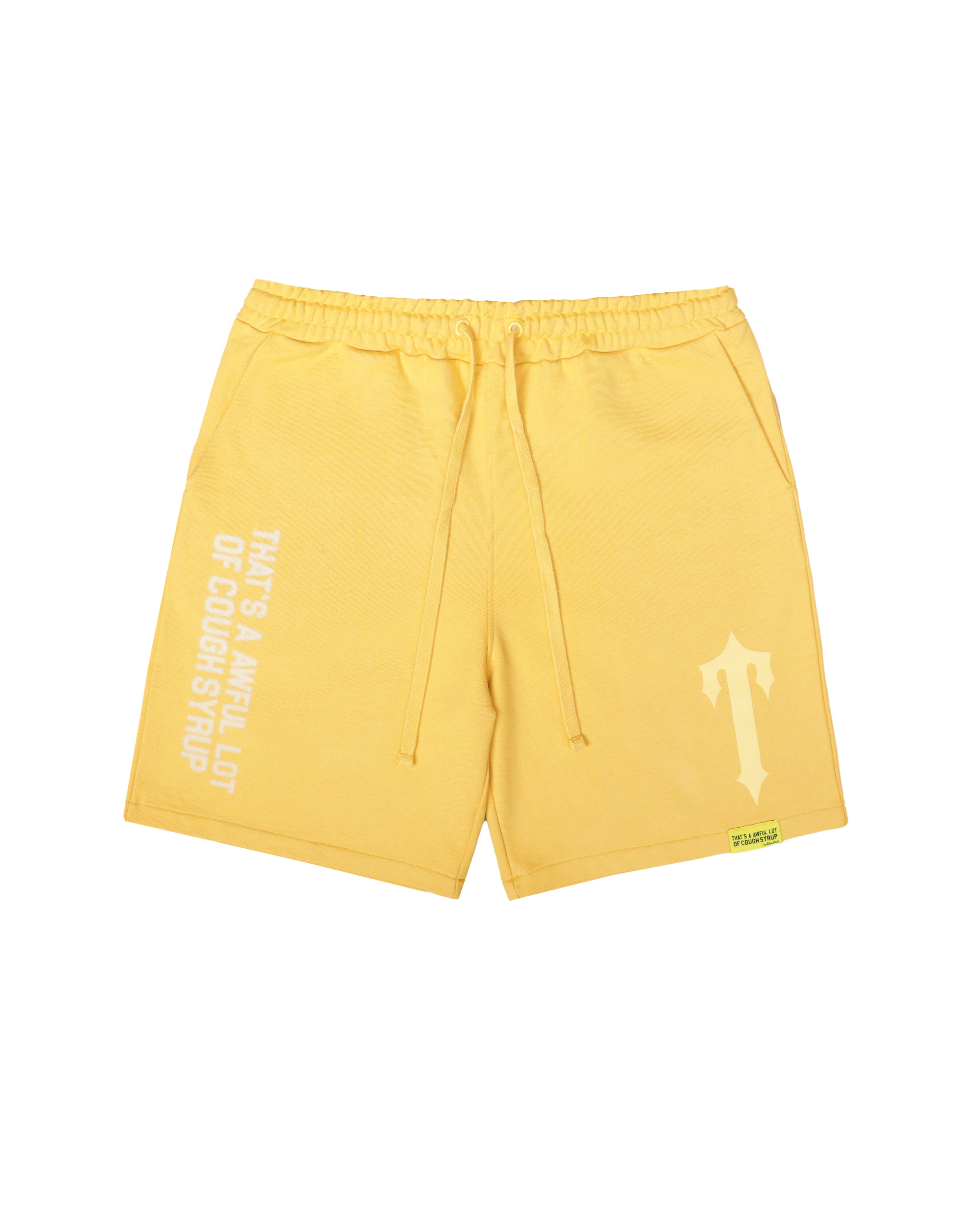 Trapstar x Cough Syrup Puff Shorts - Yellow – Trapstar London