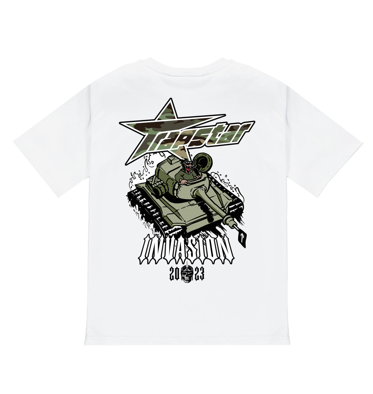Trapstar Men's Trap Invasion Tee - White – Trapstar London