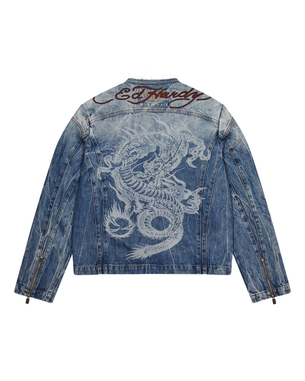 Trapstar x Ed Hardy Denim Jacket - Blue* – Trapstar London