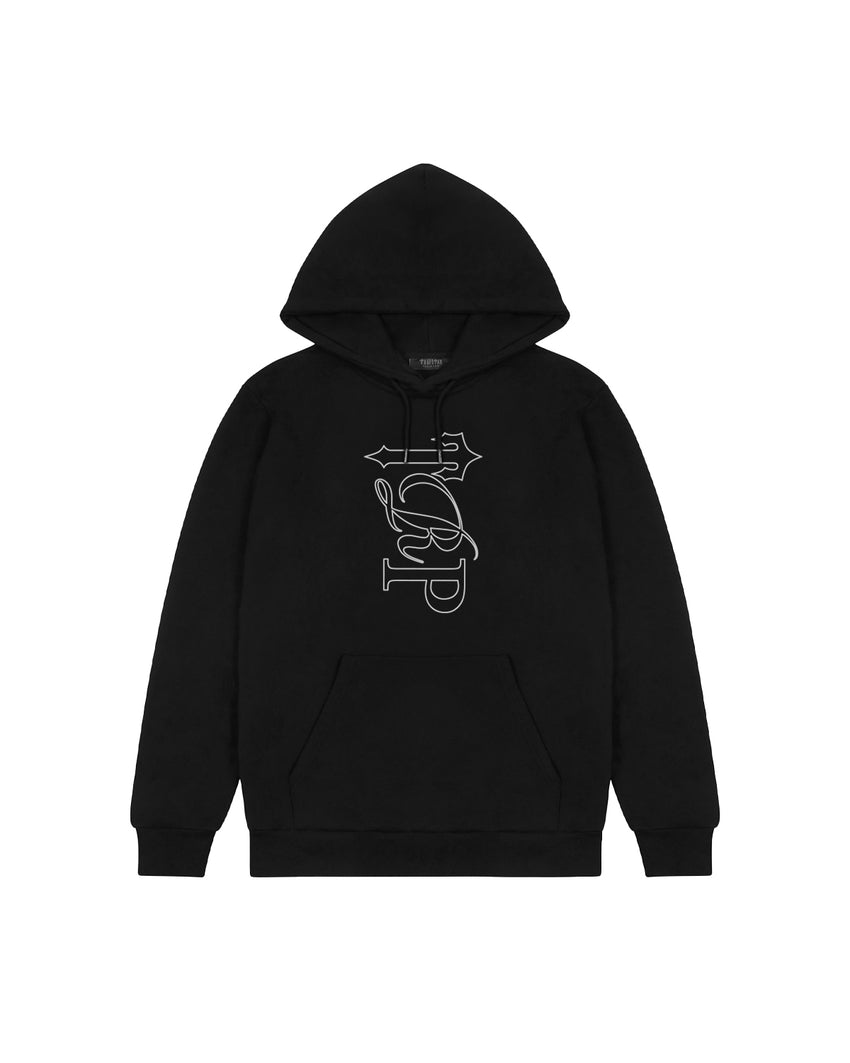 TRP Print Hoodie - Black* – Trapstar London