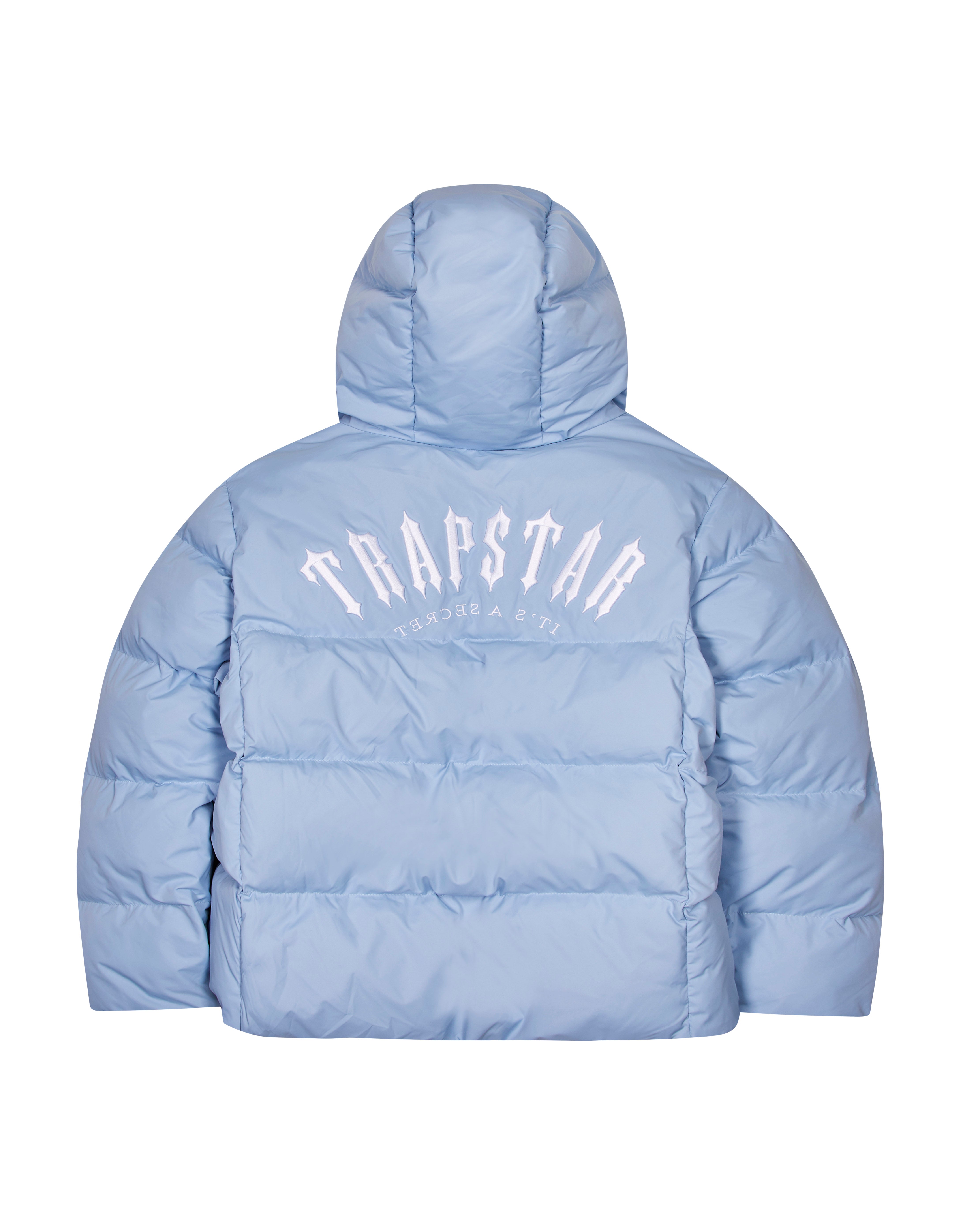 Trapstar Irongate Arch Hooded Puffer - Light Blue – Trapstar London