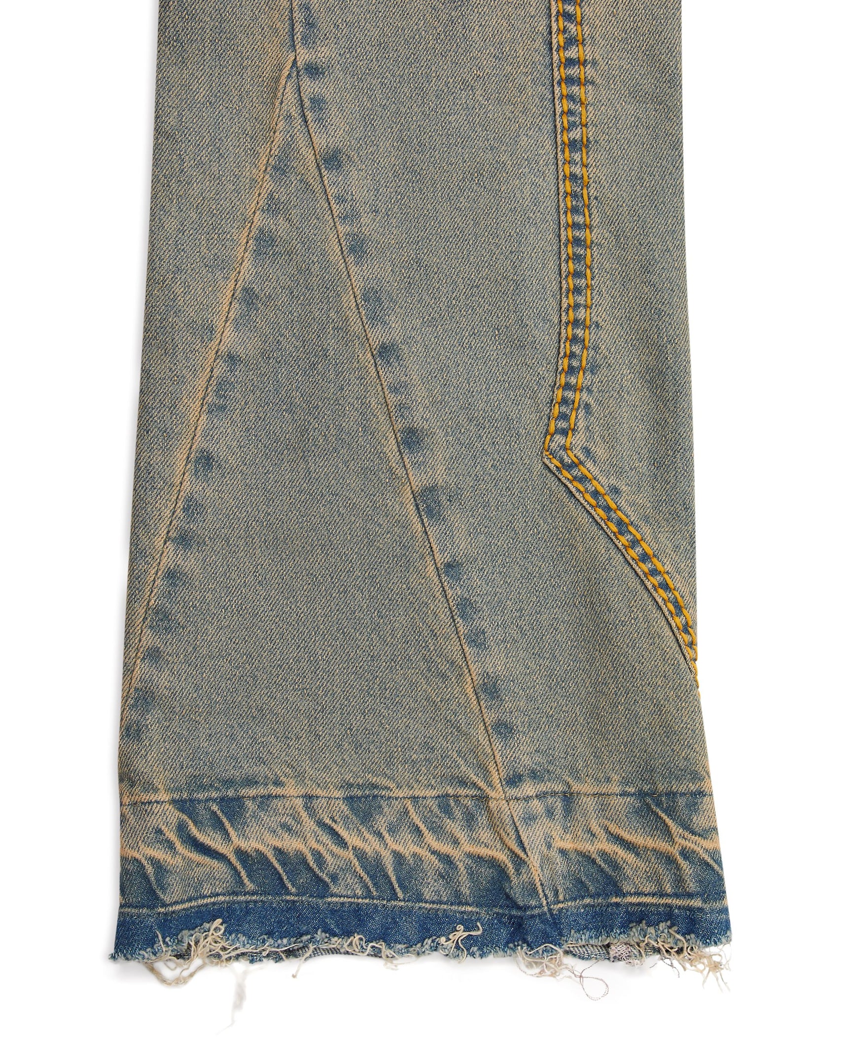 Trapstar Irongate Panel Denim Jeans - Sandy Blue – Trapstar London