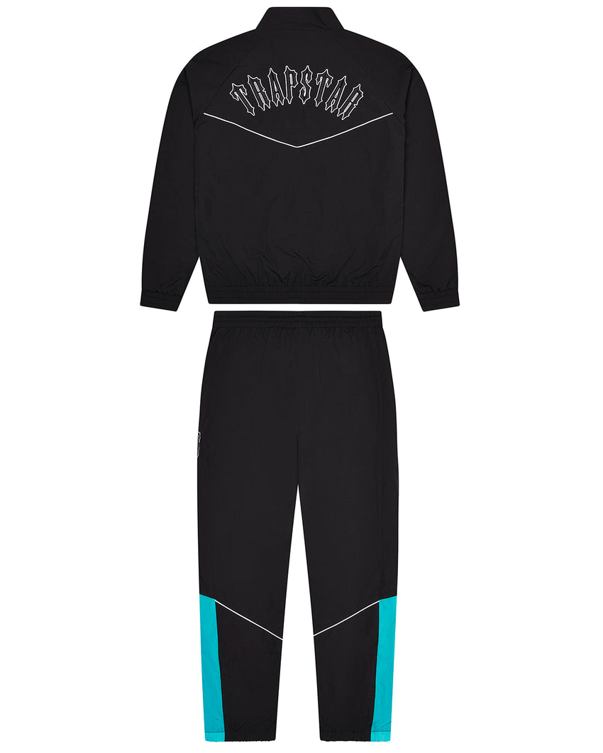 Trapstar Men's Irongate Shell Tracksuit - Black & Teal – Trapstar London