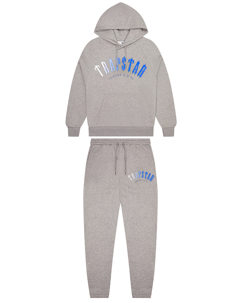 *PRE ORDER* Irongate Arch Fade Tracksuit -Grey/Blue – Trapstar London