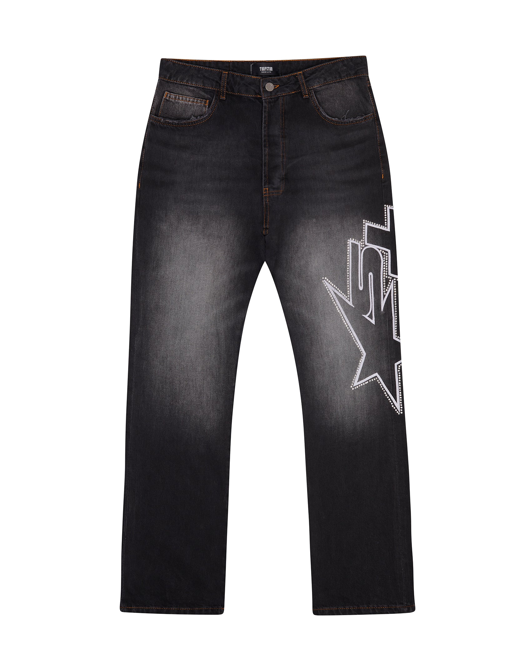 Trapstar TS Star Diamante Jeans - Black – Trapstar London